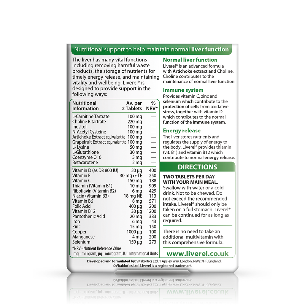 Liverel Original | Liver Function | Vitabiotics