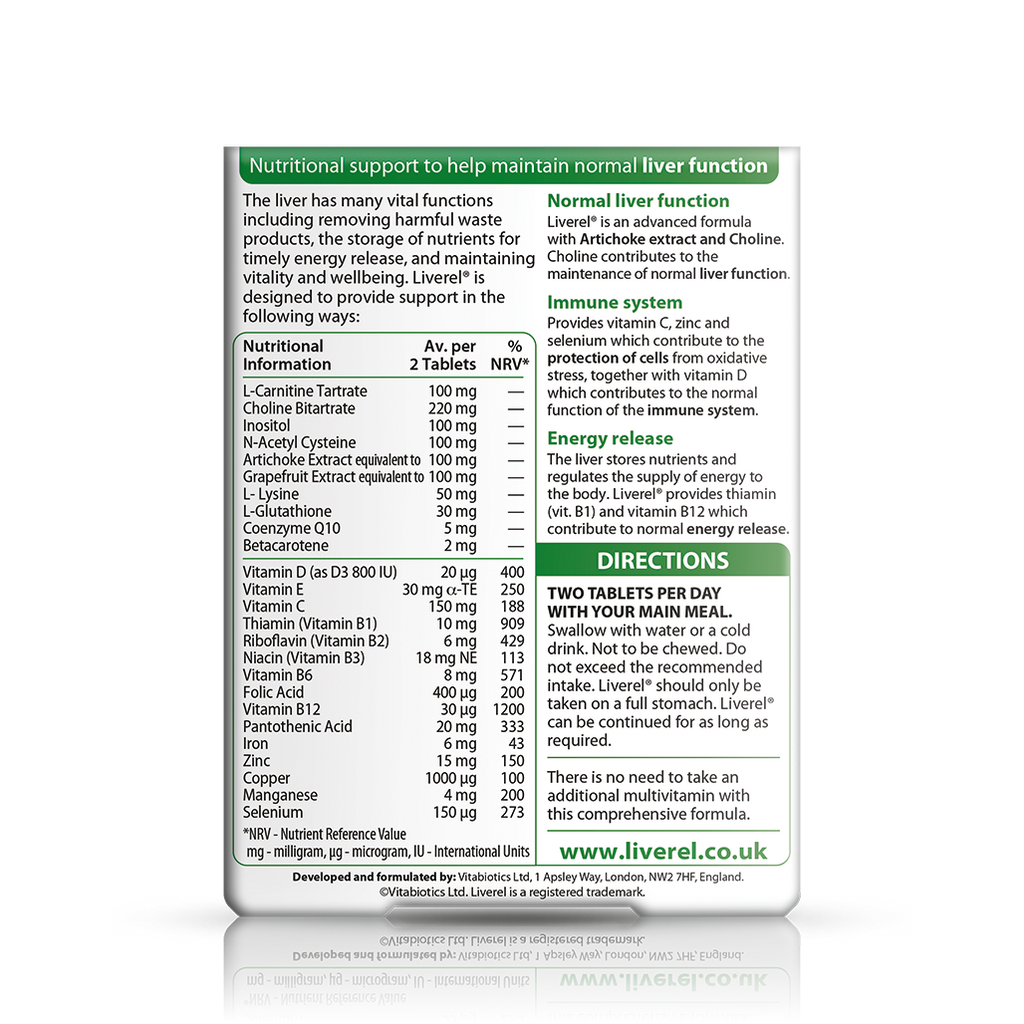 Liverel Original | Liver Function | Vitabiotics