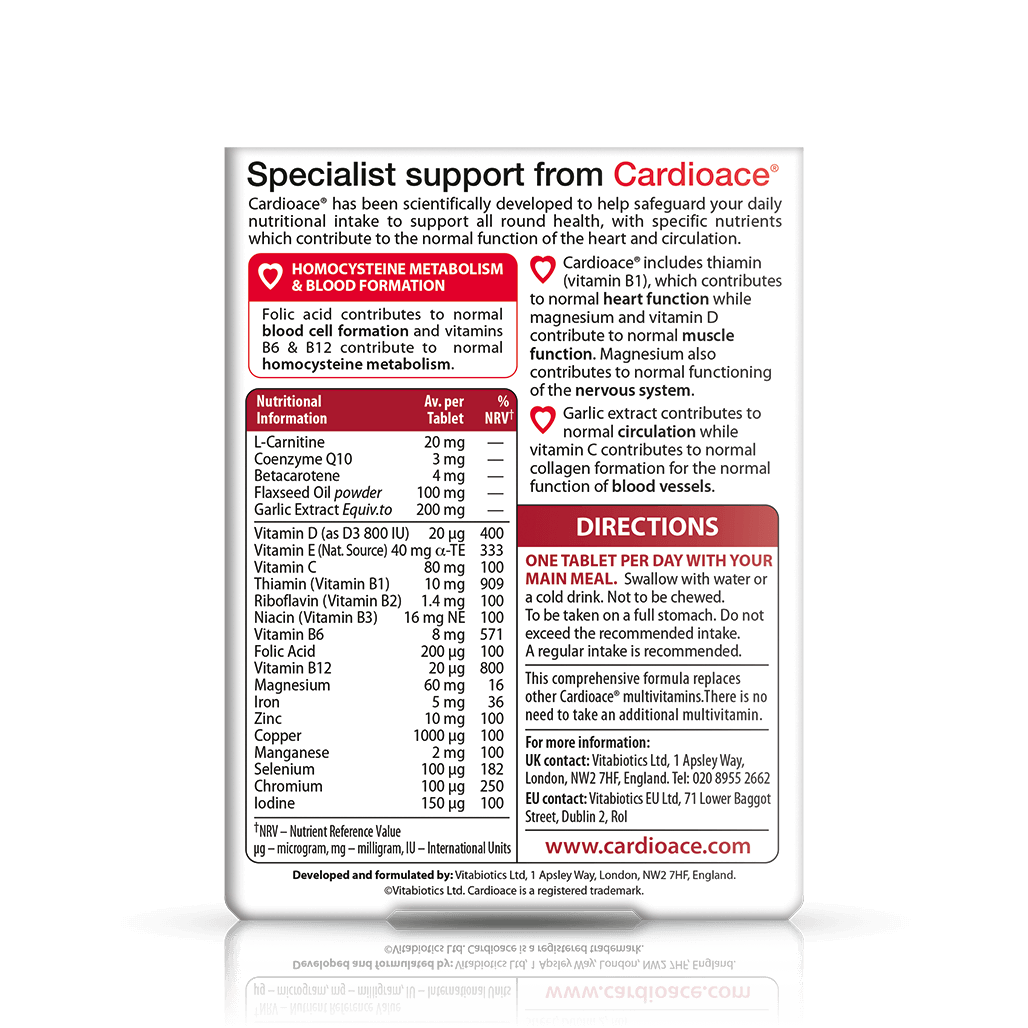 Cardioace® Original | Heart Support | Vitabiotics