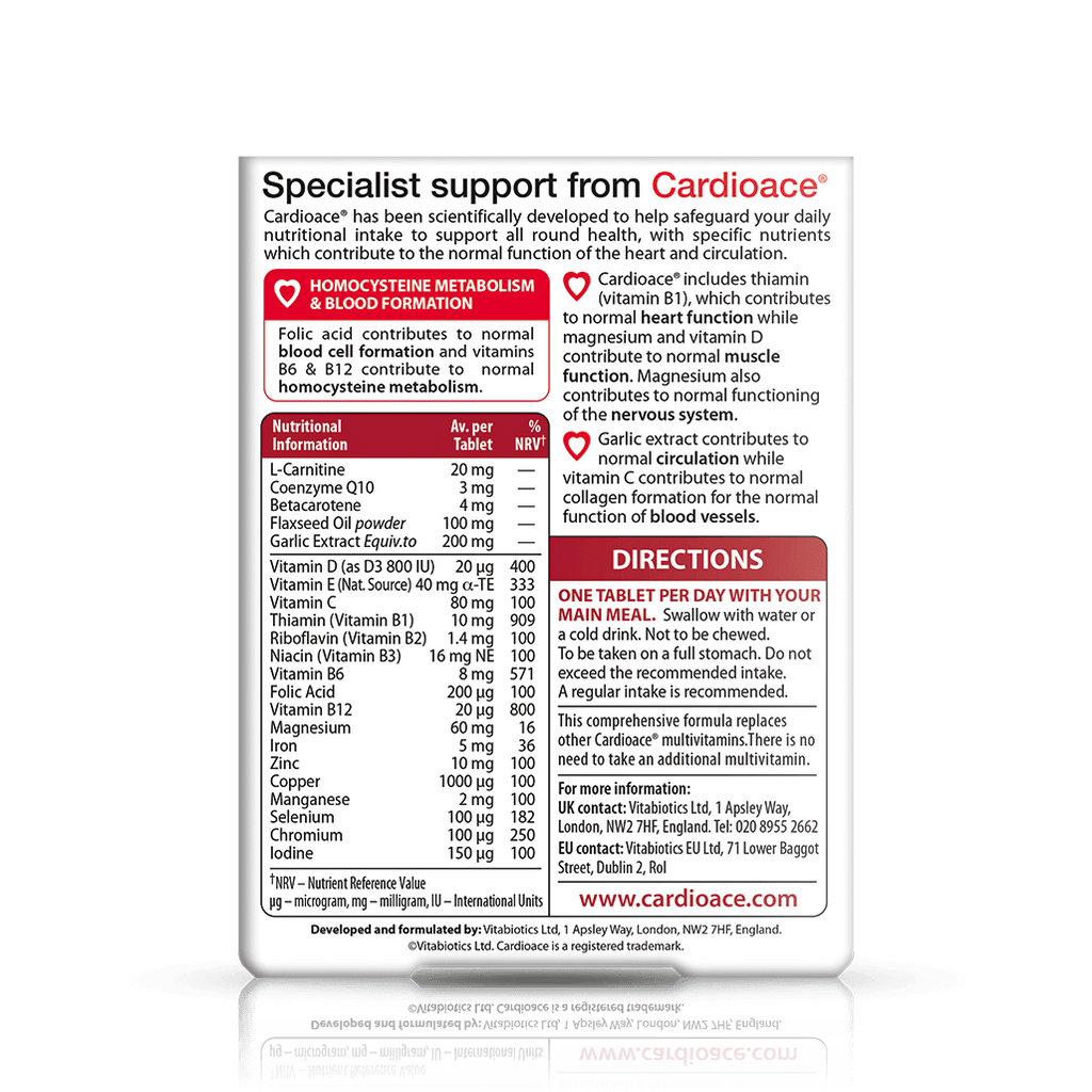 Cardioace® Original | Heart Support | Vitabiotics