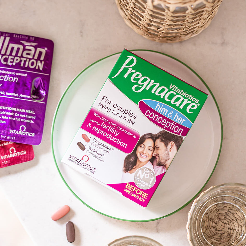 Pregnacare® Him & Her Conception Tablets | By Vitabiotics