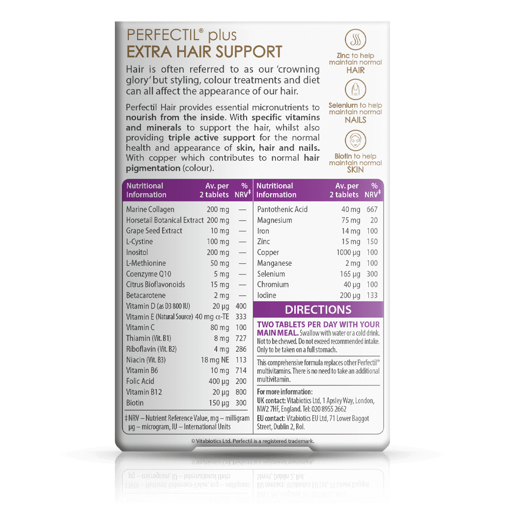 Perfectil® Hair By Vitabiotics | Healthy Hair Supplement