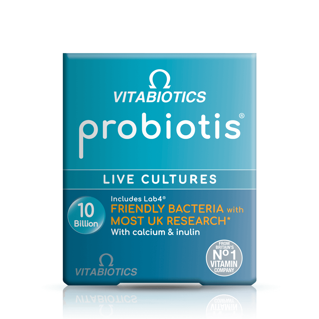 Probiotis Live Cultures | Includes Lab4 | Vitabiotics