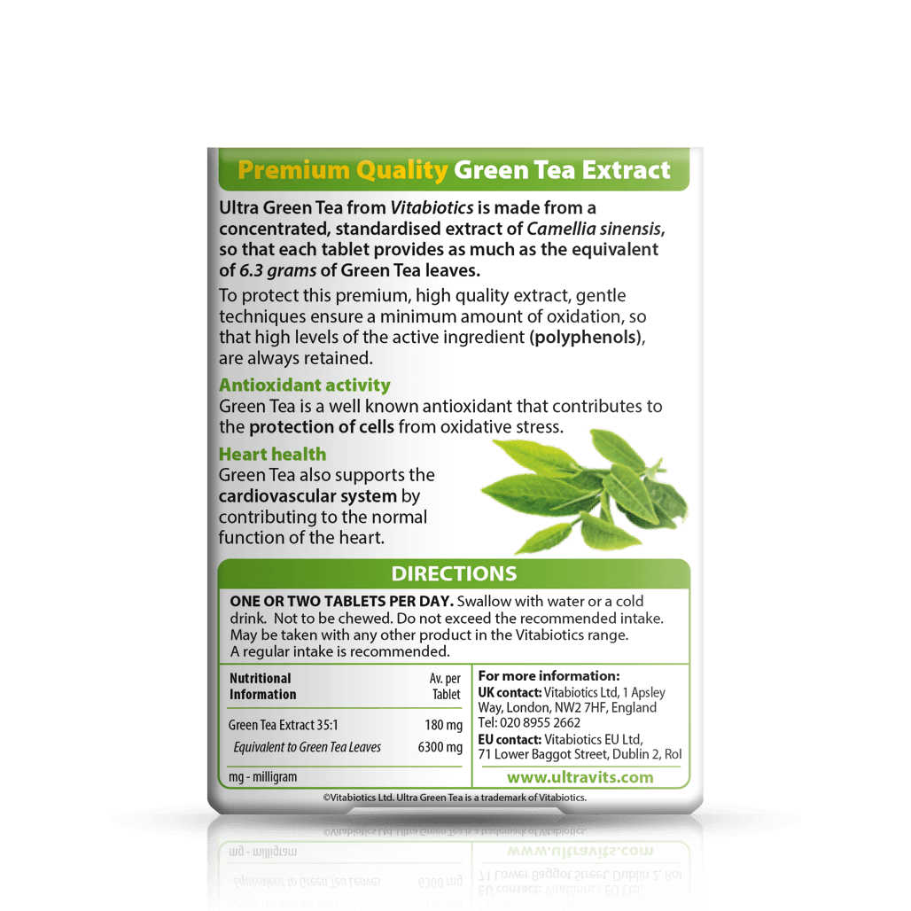 Ultra Green Tea | Green Tea Tablets | Vitabiotics®