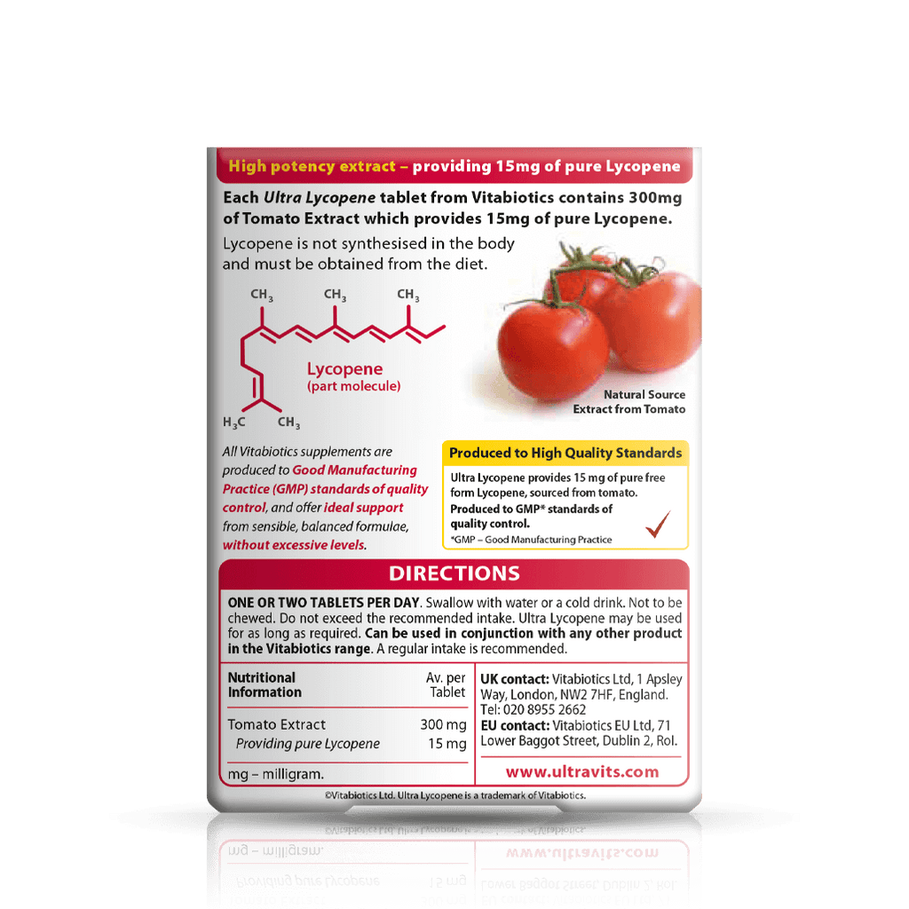 Ultra Lycopene | Lycopene Supplement | Vitabiotics