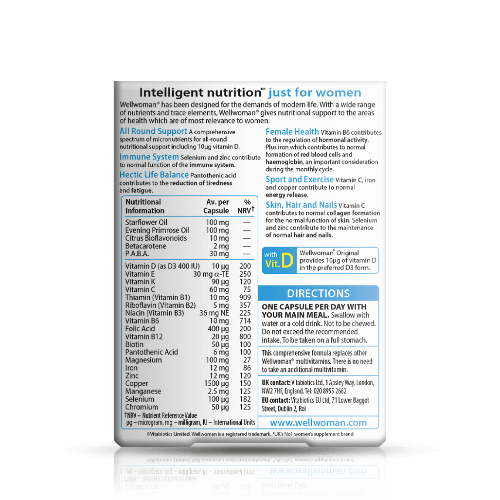 Wellwoman Original | Multivitamin For Women | Vitabiotics®