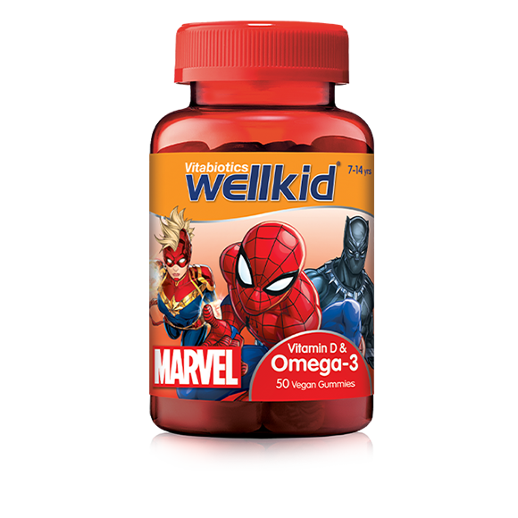 Wellkid® Marvel Omega 3 By Vitabiotics | Kid Supplements