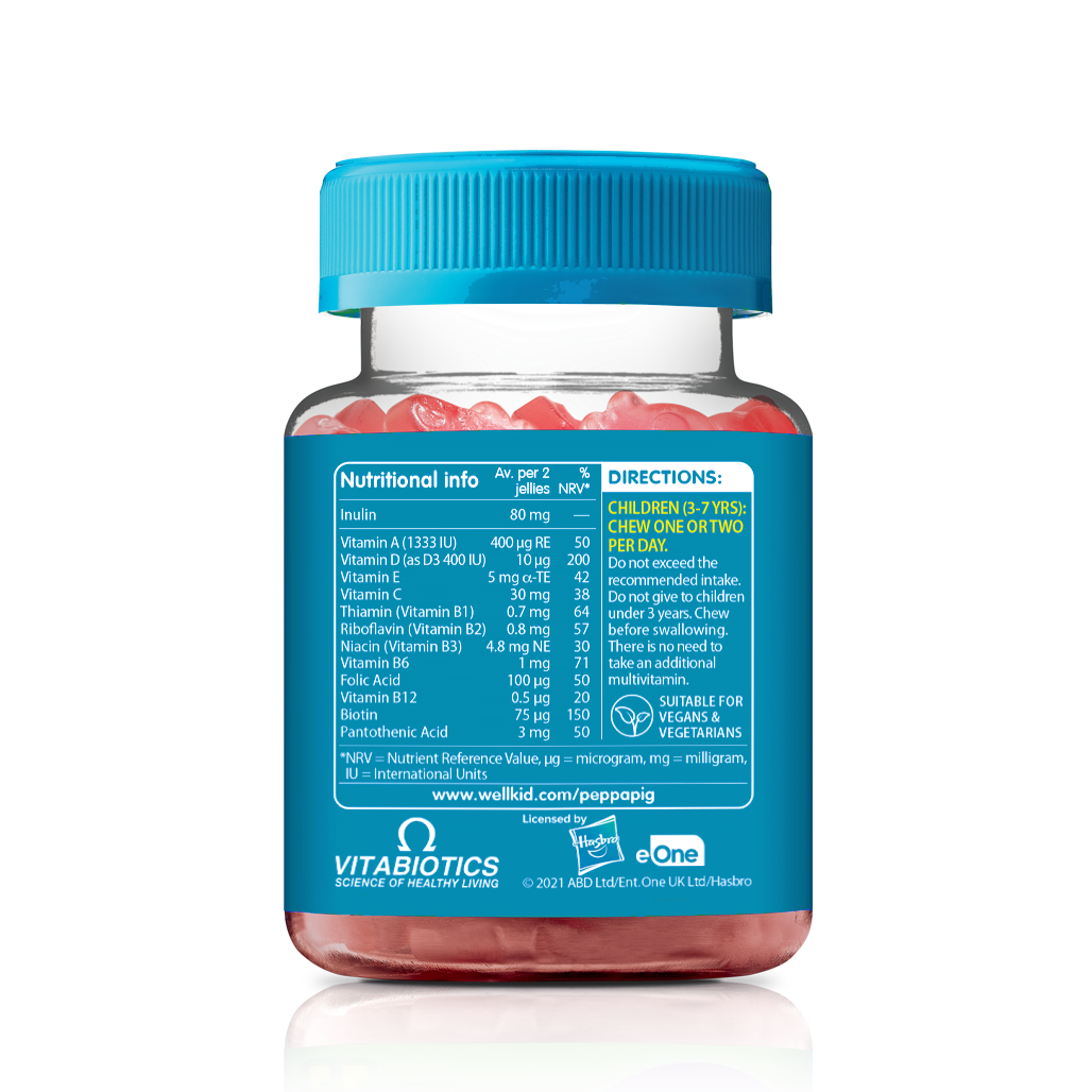 Wellkid® Peppa Pig Multi Vitamins By Vitabiotics