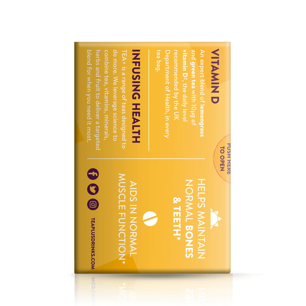 TEA+ Vitamin D | Vitamin Tea Bags | Vitabiotics®