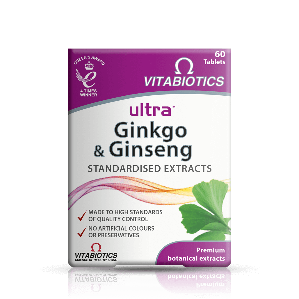 Ultra Ginkgo & Ginseng Tablets | Vitabiotics®